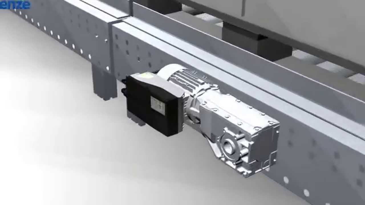 Lenze Smart Motor dans un entrepôt automatisé - YouTube