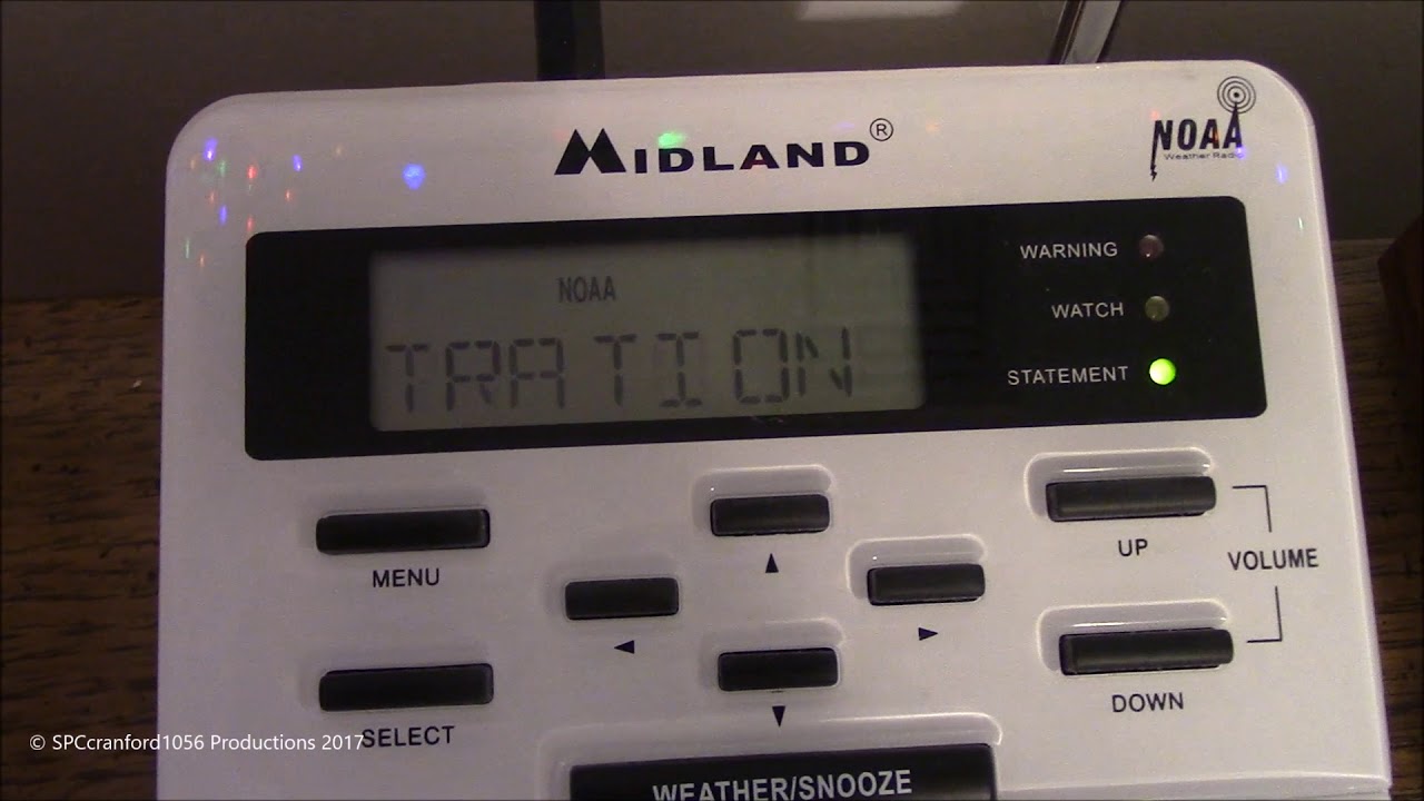 RARE "System Demonstration Practice" Alert on Midland WR 100 - YouTube