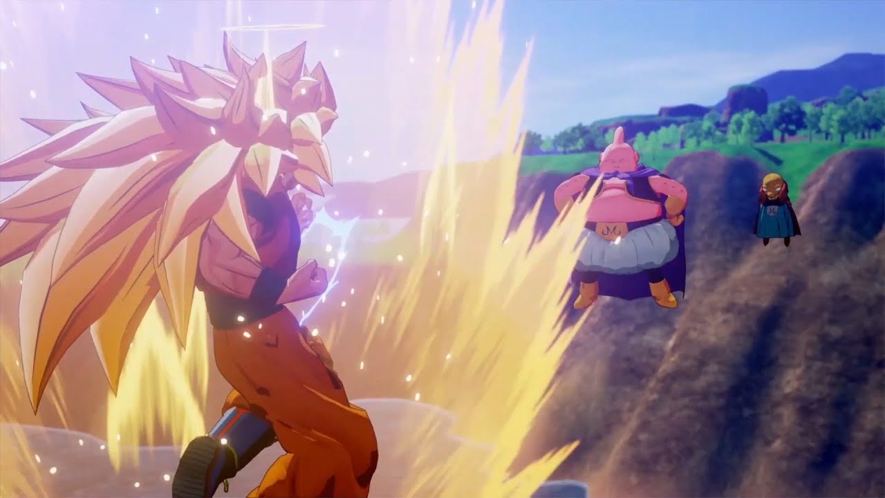 Dragon Ball Z: Kakarot - Super Saiyan 3 Goku Vs Majin Buu Boss Fight ...