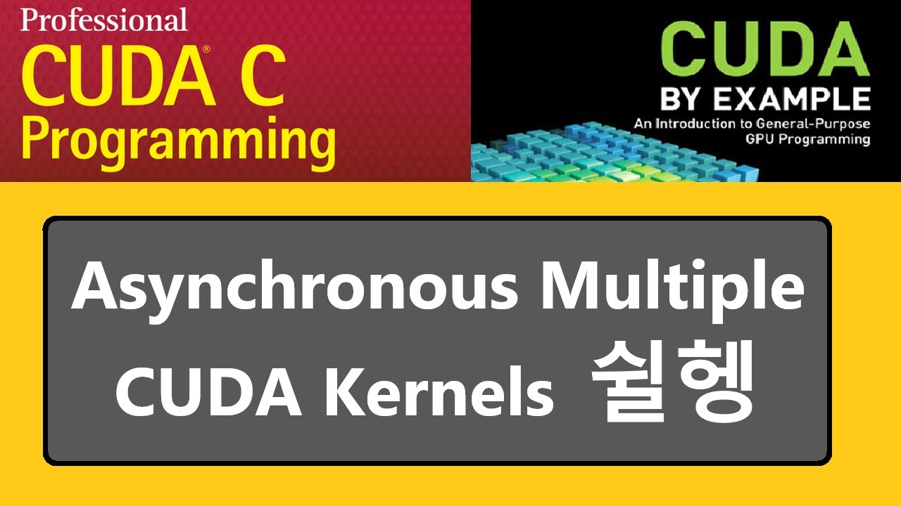 008 - Asynchronous Multiple CUDA Kernels, cudaStreamWaitEvent(), cudaStreamSynchronize() - YouTube