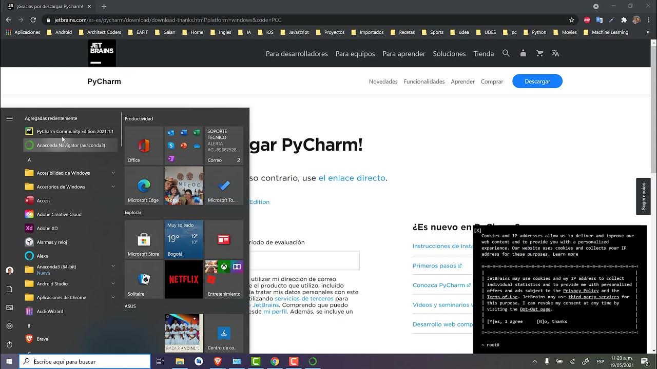 Instalación de PyCharm - YouTube