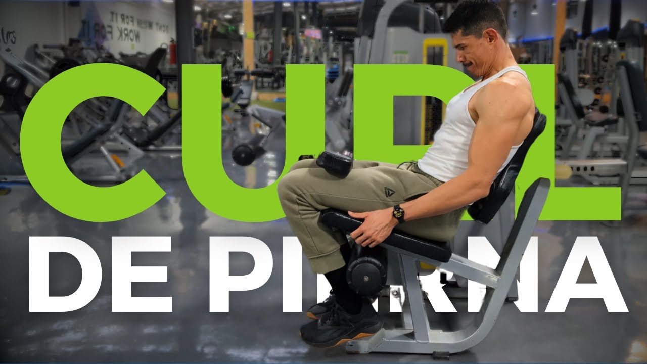 COMO HACER: Curl de Pierna Sentado en Máquina - YouTube