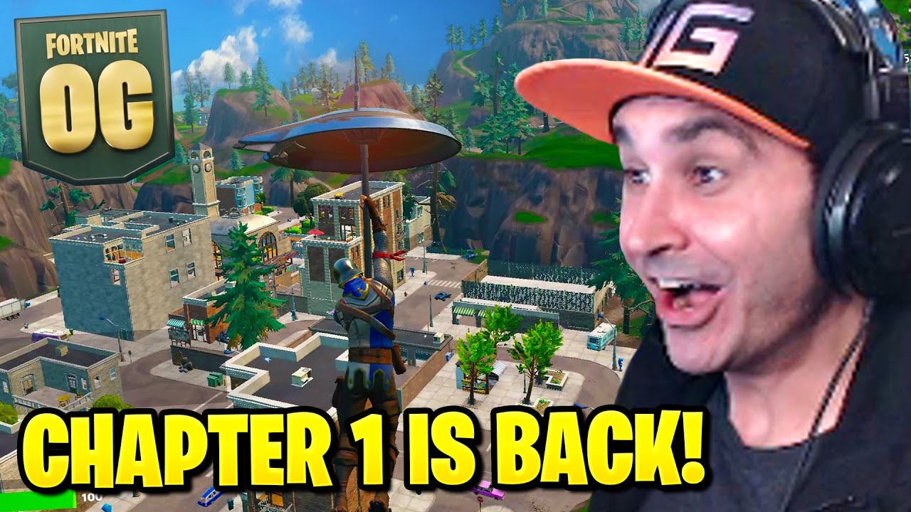 Summit1g Reacts to OG Fortnite CHAPTER 1 Return! - YouTube