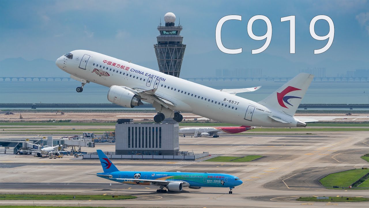 China COMAC 919 Debuts in SHENZHEN with Rapid 30s TAKEOFFS Stuns ...