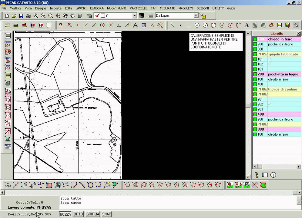 Calibrazione estratto di mappa in formato raster - YouTube