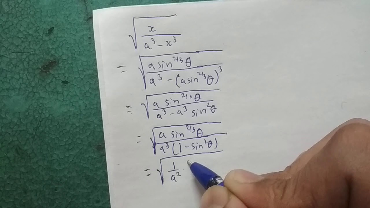 Solving tough problem of integration - integral of root x upon a cube ...