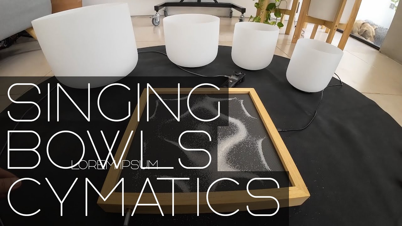 Crystal singing bowls CYMATICS Demonstration - YouTube