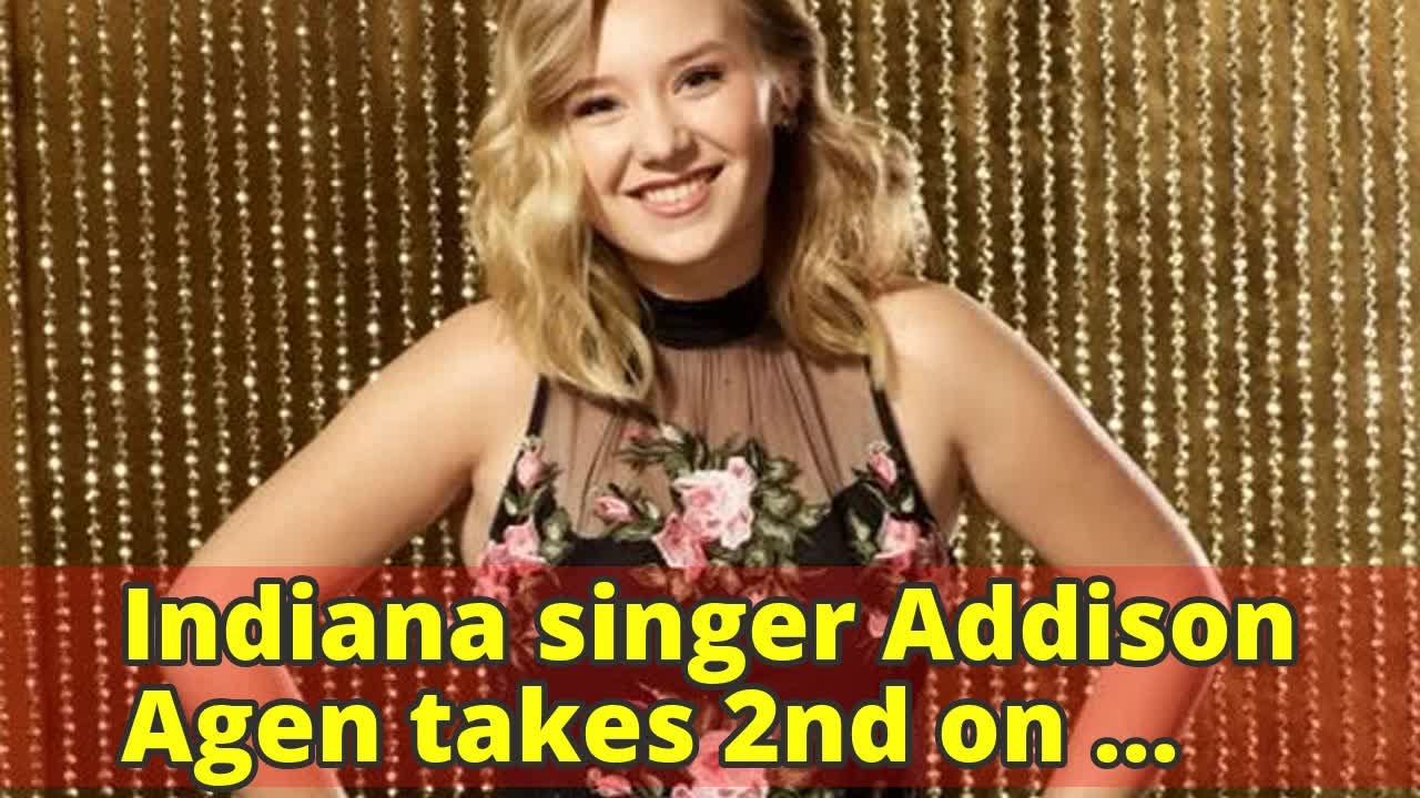 Indiana singer Addison Agen takes 2nd on ‘Voice’ - YouTube