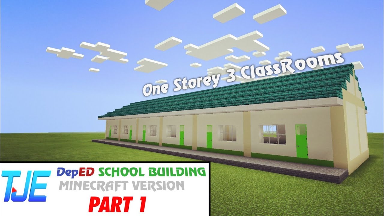 ONE STOREY DepED BUILDING in MINECRAFT - YouTube