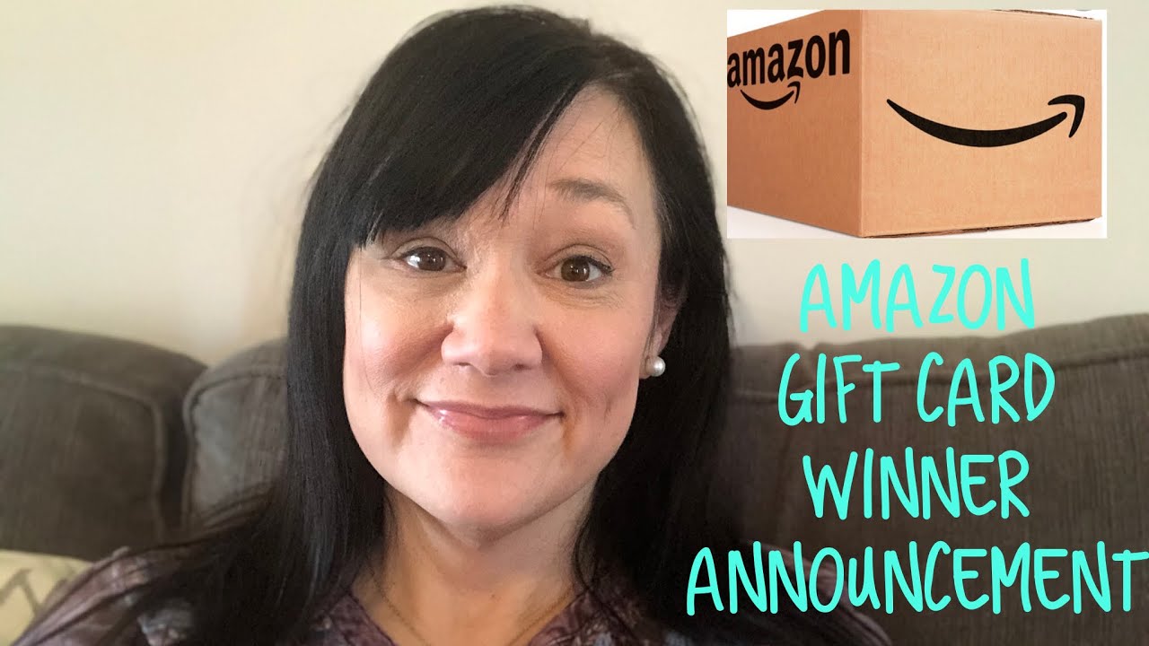 Amazon gift card giveaway winner + another giveaway?! - YouTube