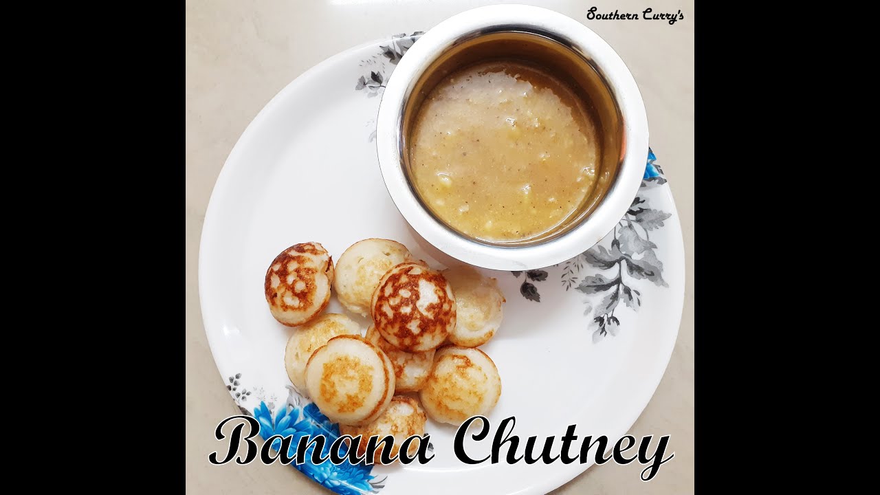 Banana Chutney – How to prepare simple banana chutney for Paniyaram # ...