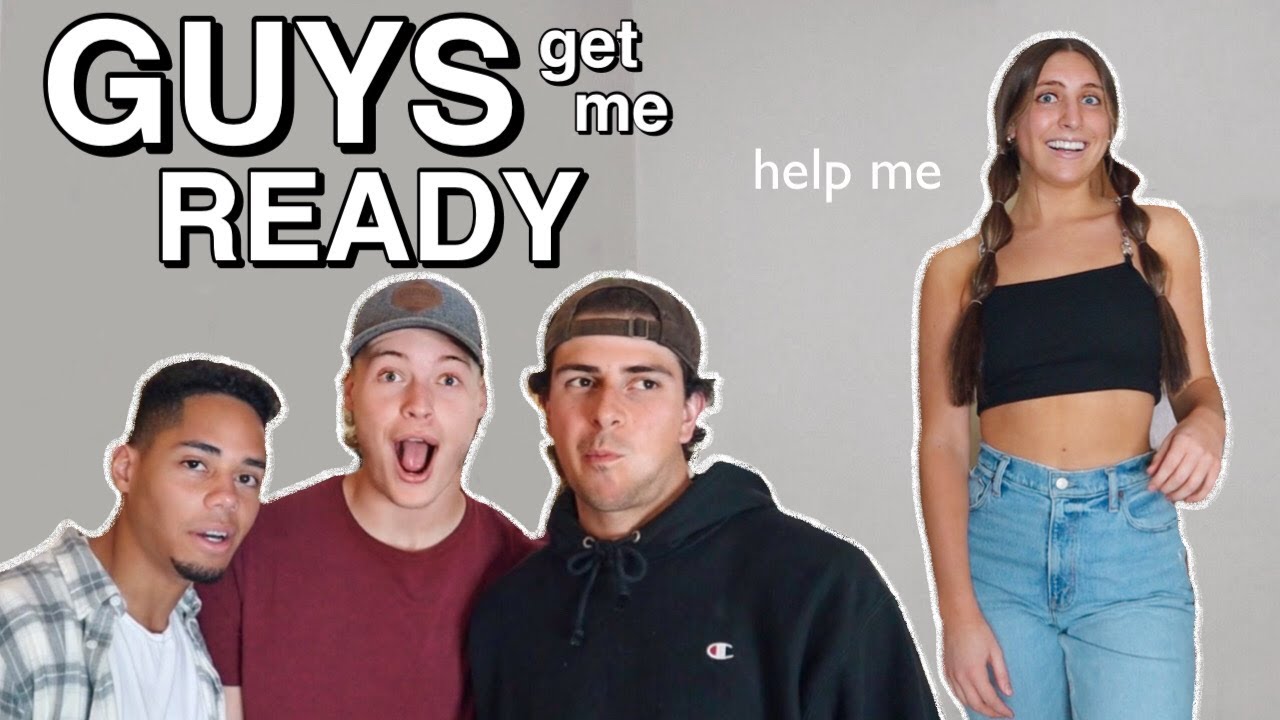 my GUY friends get me ready for a NIGHT OUT! - YouTube