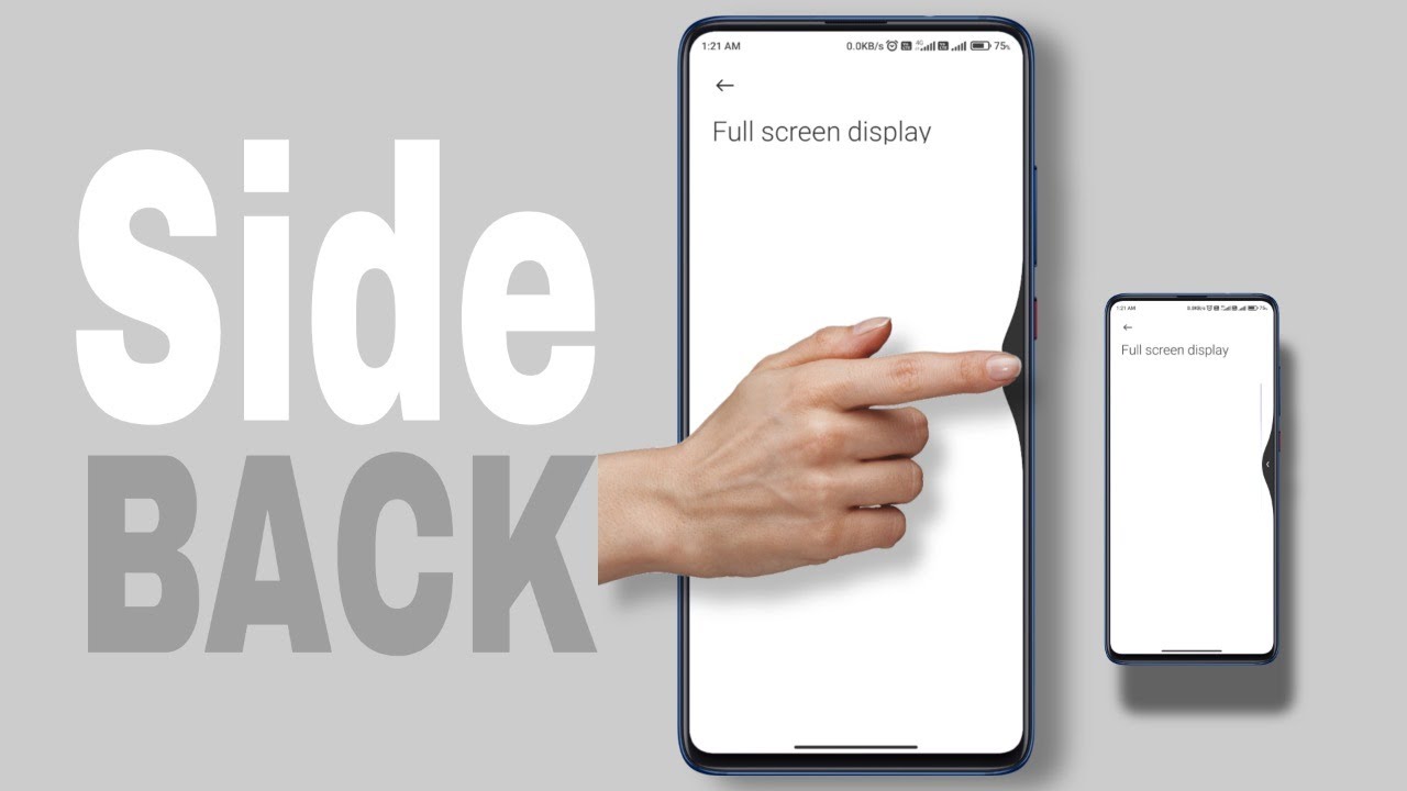 Home Button Back button Change🌟Mobile me Side se back kare🌟Enable Swipe ...