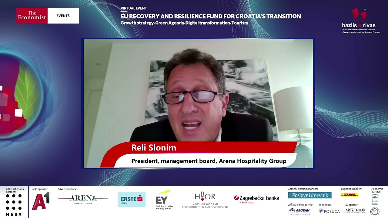 Reli Slonim on EU RRF and tourism - YouTube