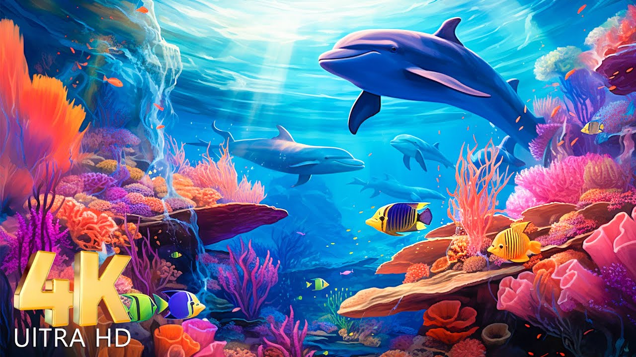 3HOURS Stunning 4K Underwater Footage - The Colors of the Ocean, The ...