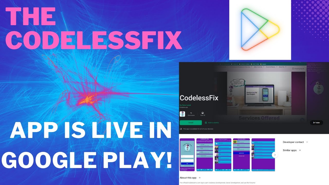 Official CodelessFix App Is Live In Google Play - YouTube