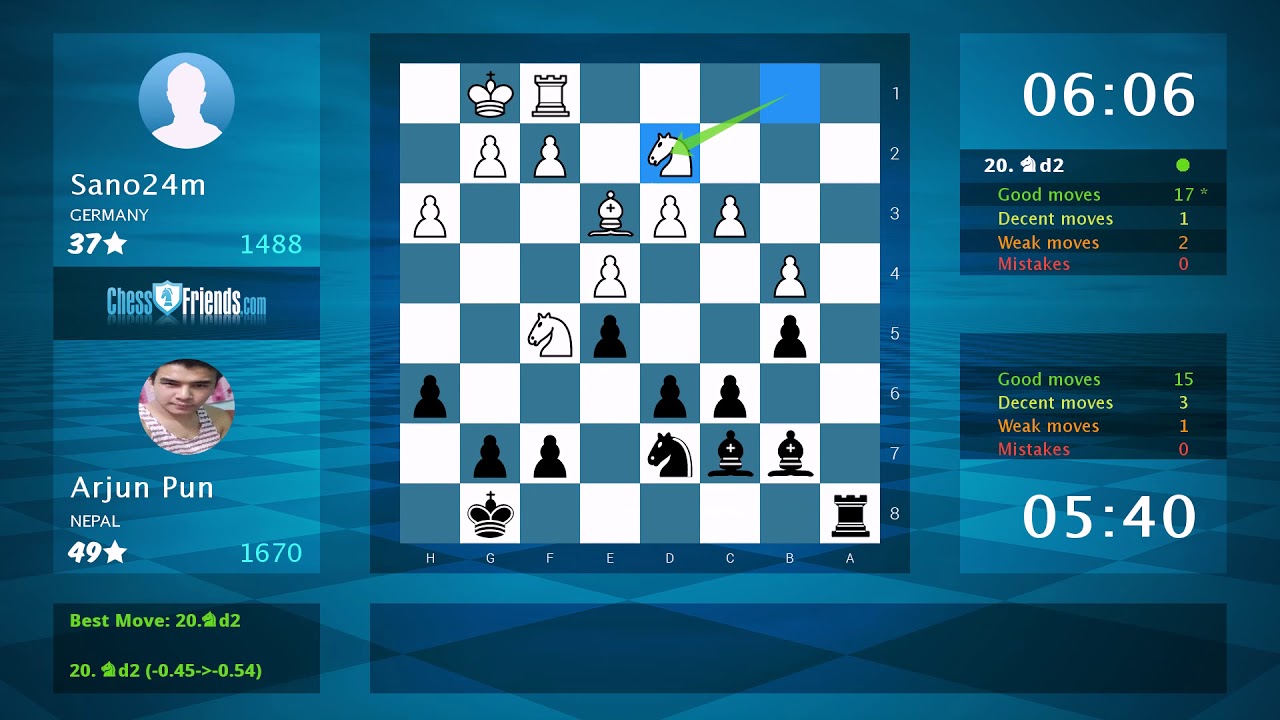 Chess Game Analysis: Sano24m - Arjun Pun : 0-1 (By ChessFriends.com ...
