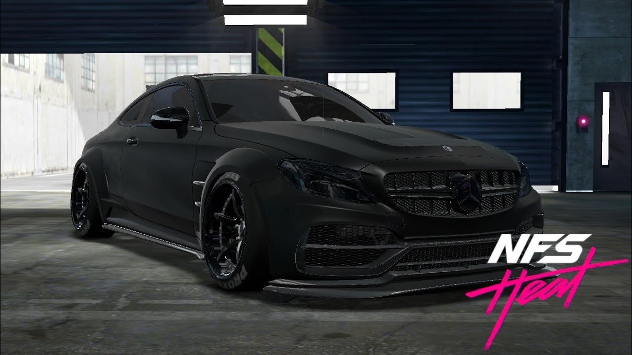 NFS HEAT Mercedes C63 AMG Speed Build - YouTube