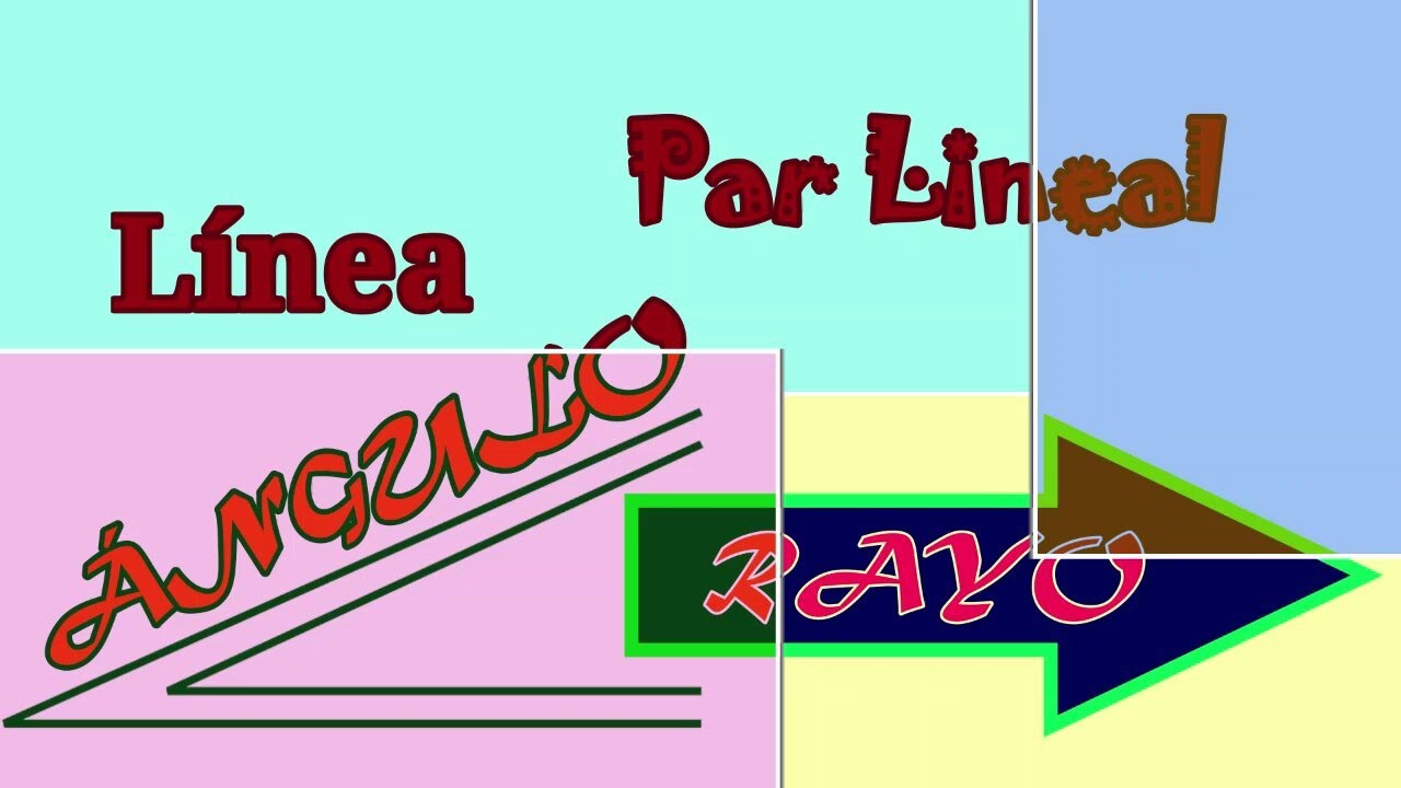 RAYO, ÁNGULO, LÍNEA, PAR LINEAL - YouTube