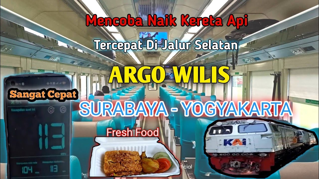 KERETA API SUPER CEPAT SURABAYA BANDUNG | Trip by Train Naik Kereta Api ...