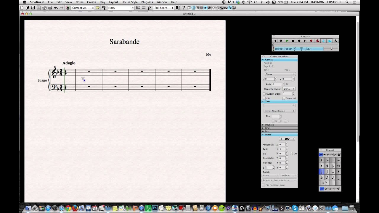 PUTTING NOTES ONTO THE PAGE, METHOD 1: Keypad note entry - YouTube