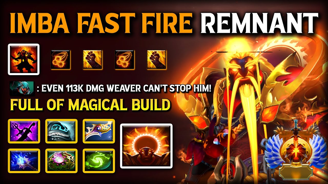 IMBA FAST FIRE REMNANT SPEED MID Ember Spirit With Full of Magical ...