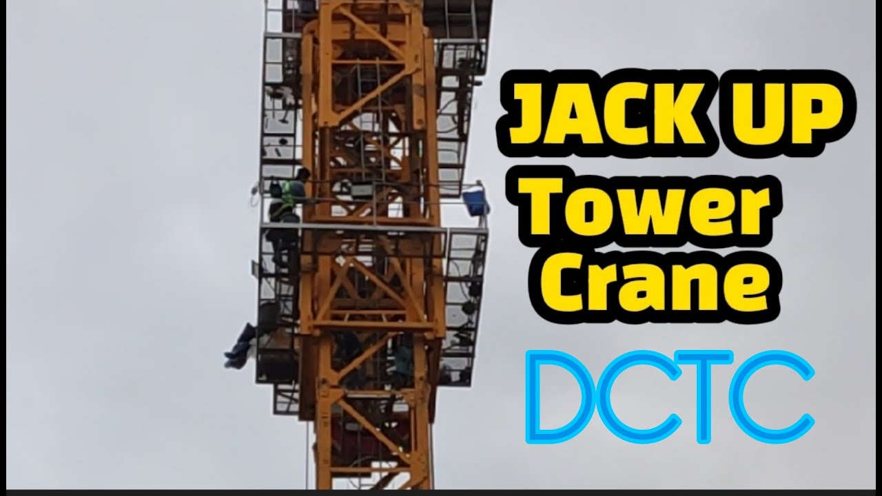 JACKING UP CRANE O PAGDURUGTONG NG TOWER CRANE | DCTC | Mac03 TV - YouTube