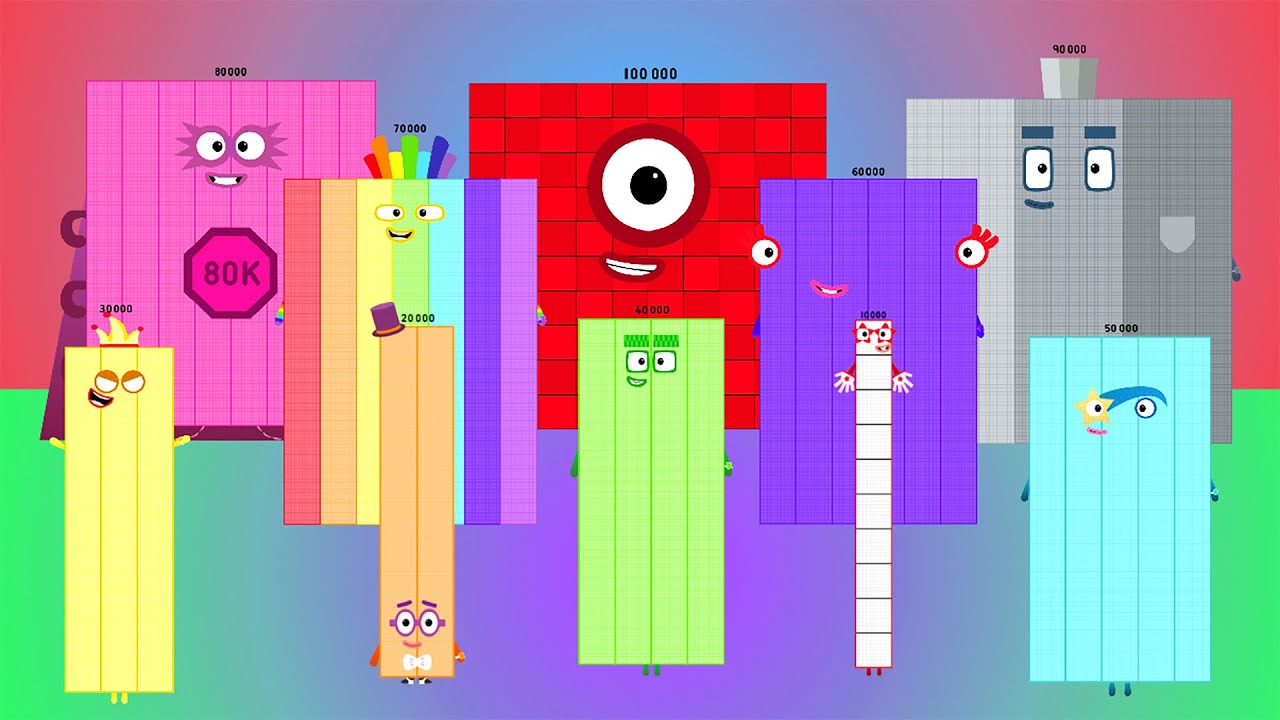 Numberblocks Band (10K - 100K) - YouTube