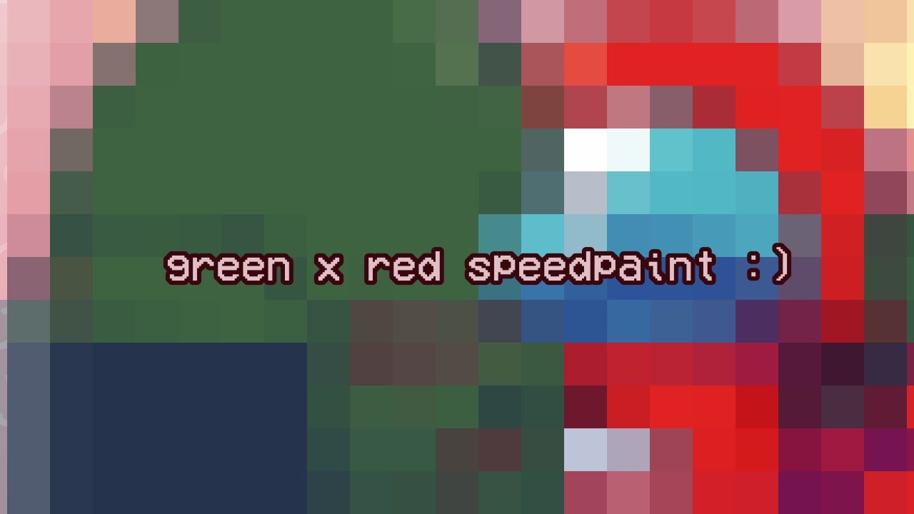 green x red speedpaint || ibis paint x || vs impostor v4 - YouTube