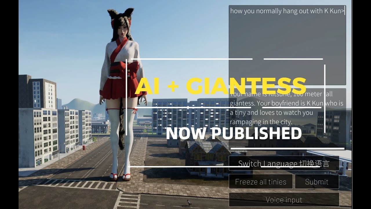 What would happen if AI + Giantess + UE5? - YouTube