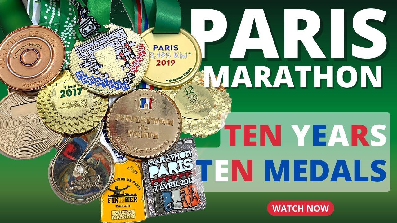 Ten Years of Paris Marathons | Medal Monday Episode 2 - YouTube