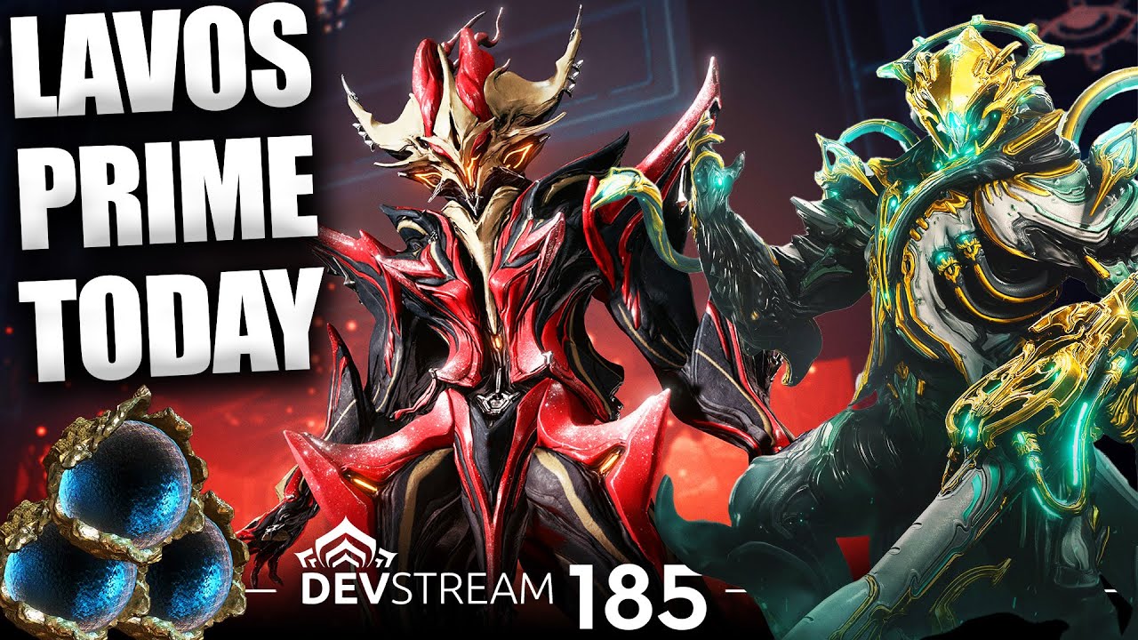 Lavos Prime Today! Devstream 185 Temple! Warframe Drops News! - YouTube