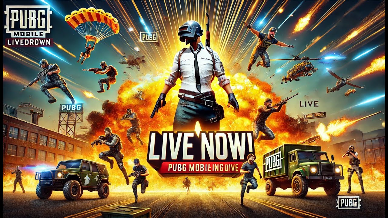 **"PUBG Mobile LIVE 🔥 | Intense Action & Epic Wins with Khaled Gaming!" - YouTube