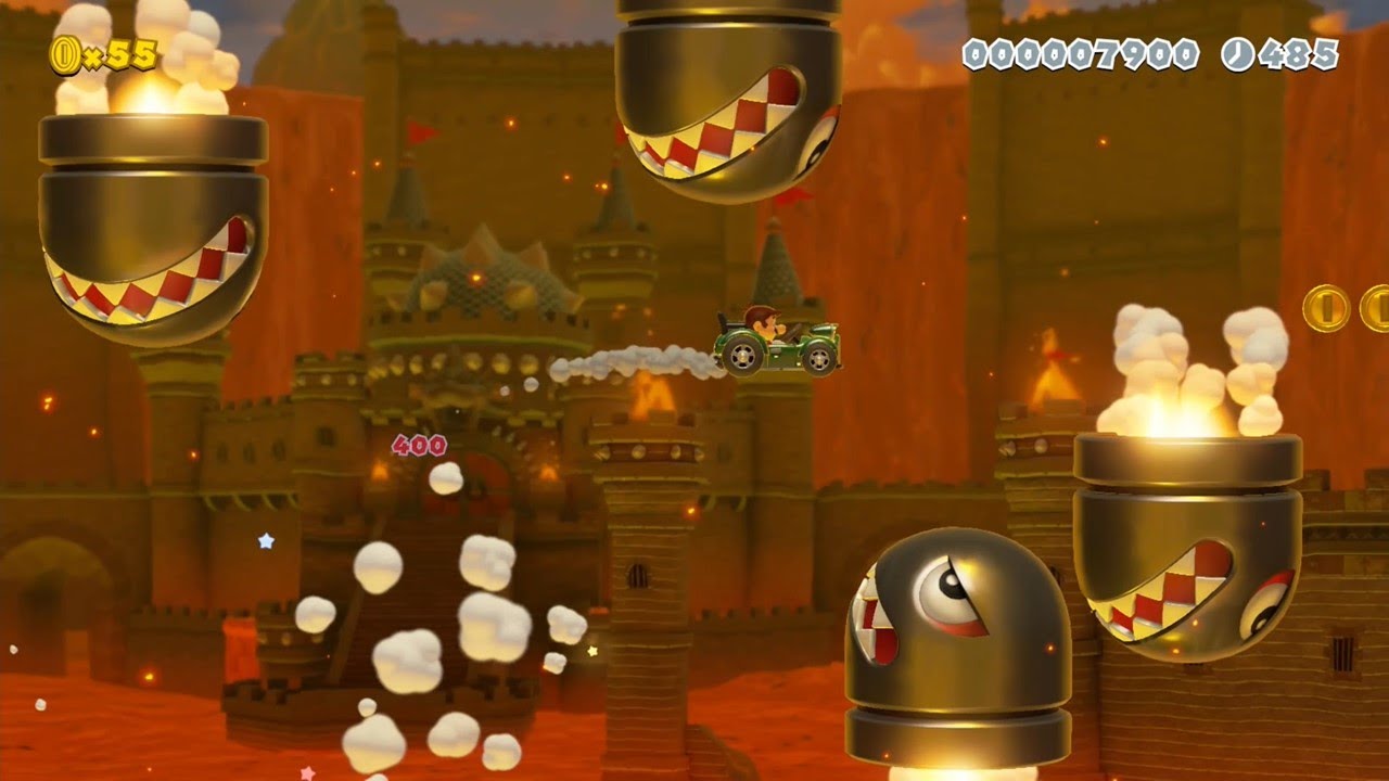 Super Mario Maker 2 - 4-1 Koopa Troopa Car Blast by Mario/SMG4 - No ...