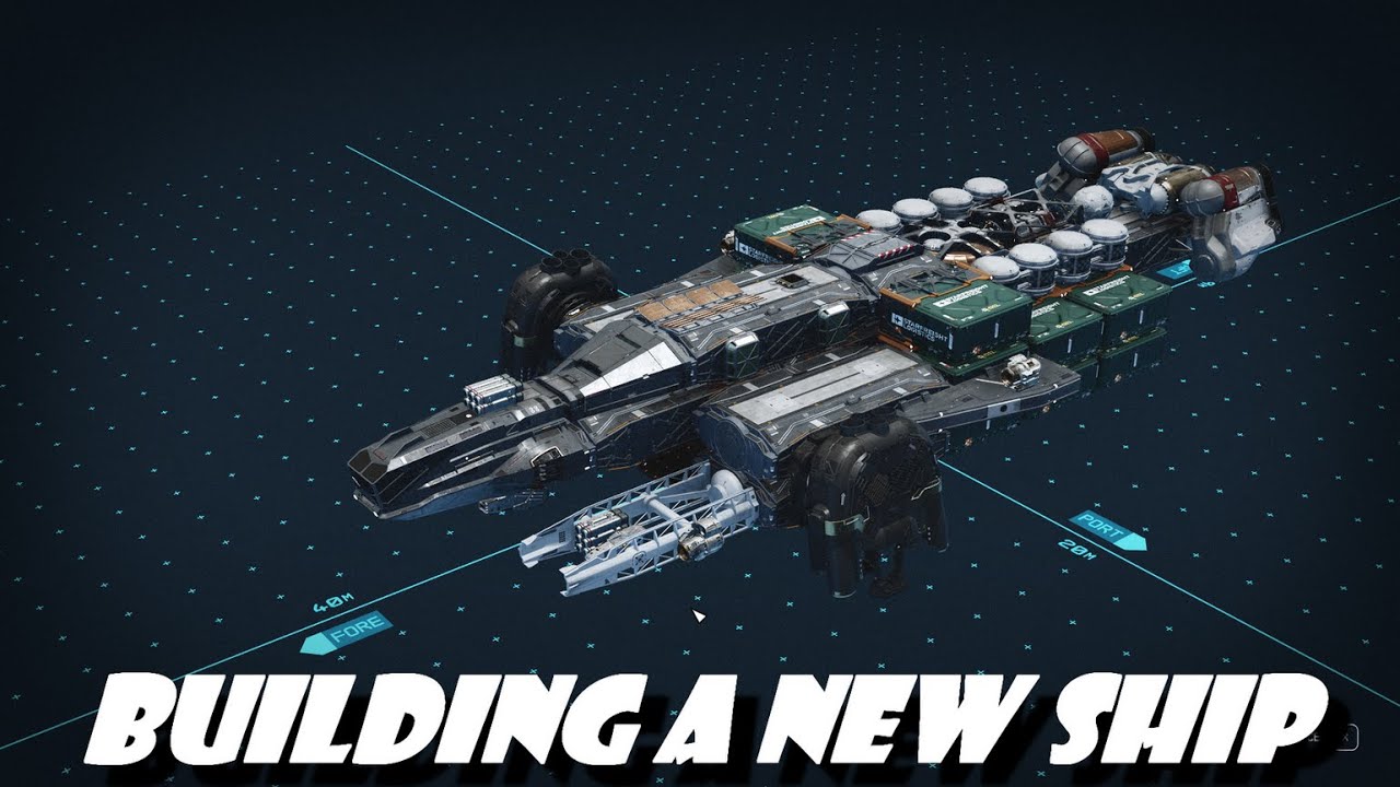 Starfield Class A Ship Building - YouTube