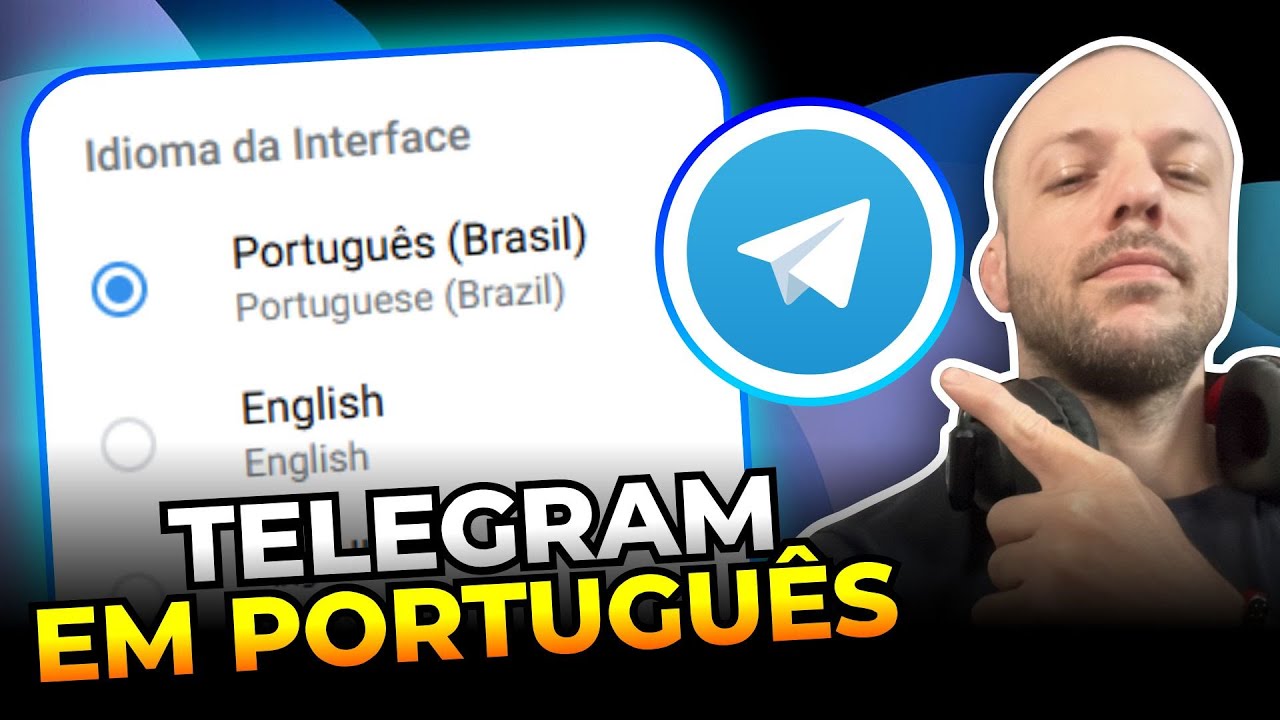 Como MUDAR o IDIOMA do TELEGRAM para o PORTUGUÊS - YouTube