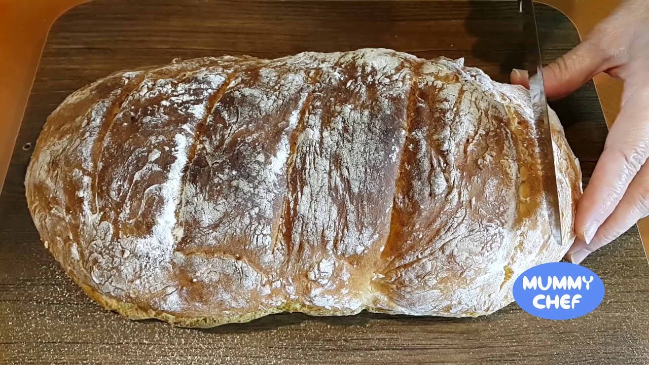 No knead bread | The easiest way to make bread without yeast! - YouTube