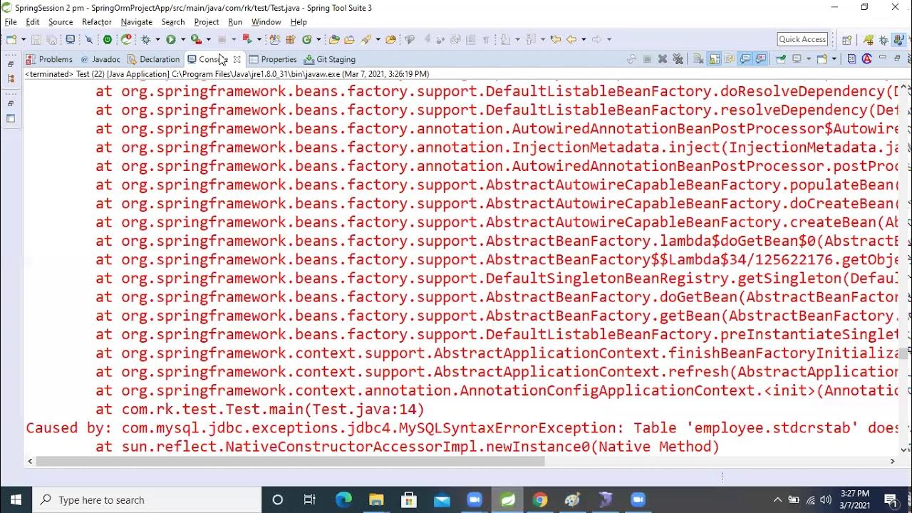 Spring orm session 20 - YouTube