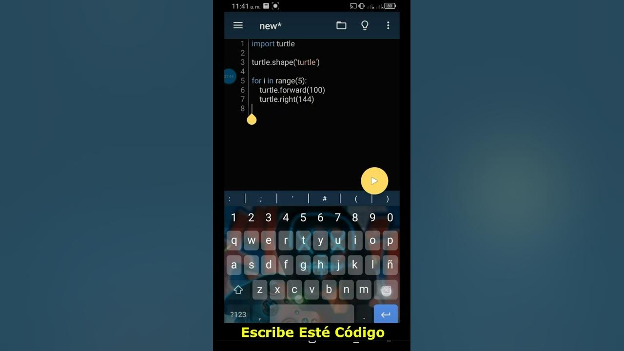 Cómo hacer una estrella fácil y rápida con Python y Turtle - YouTube