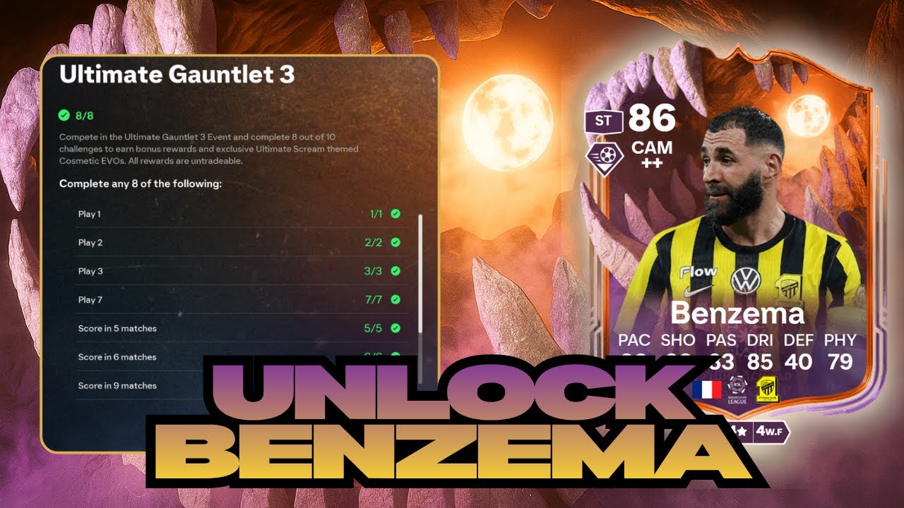 How to Unlock FREE Scream Benzema in FC 26! (EASY) - YouTube