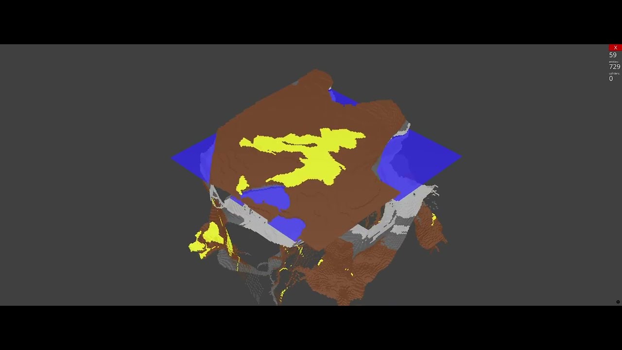 Cubic Voxel terain in Ursina using Pure Python - YouTube