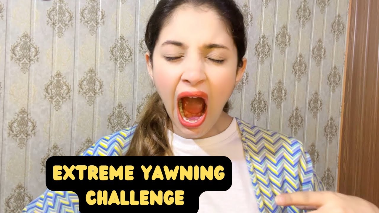 Yawning 🥱 Challenge After Along Time | #silentaqsa #beauty #awareness # ...