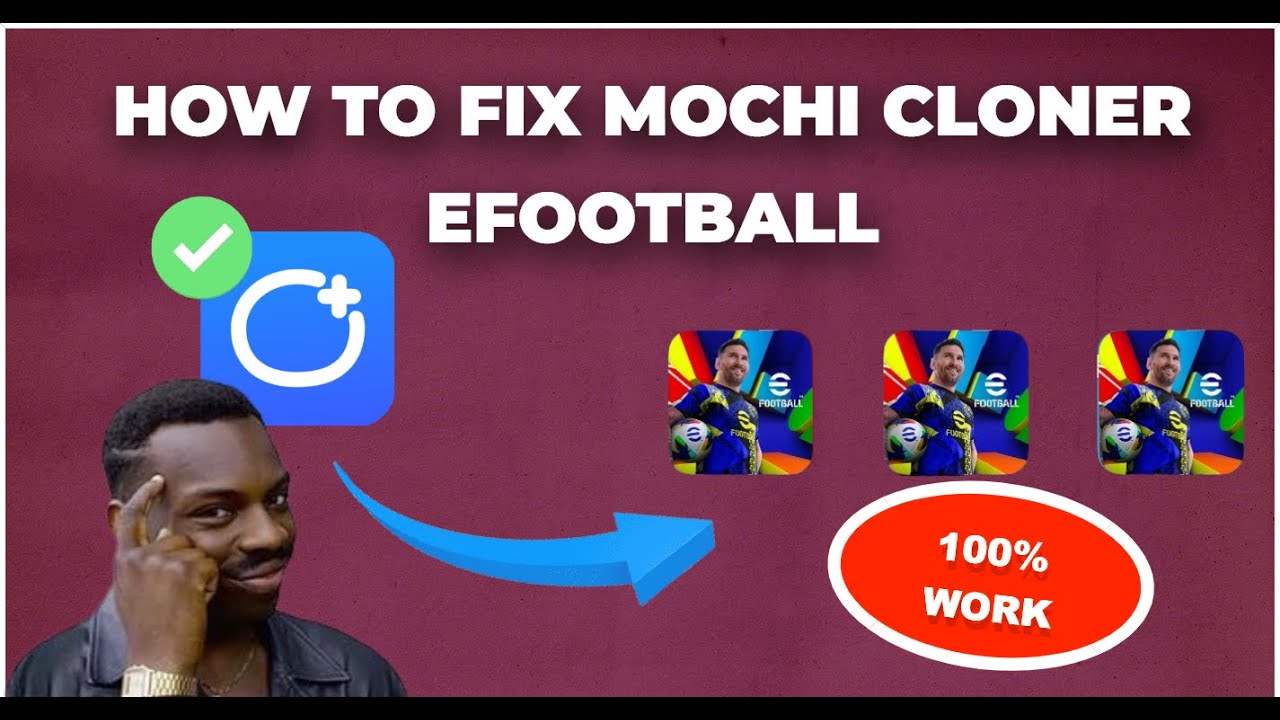 HOW TO FIX FORCE CLOSE MOCHI CLONER eFOOTBALL | CARA MENGATASI MOCHI ...