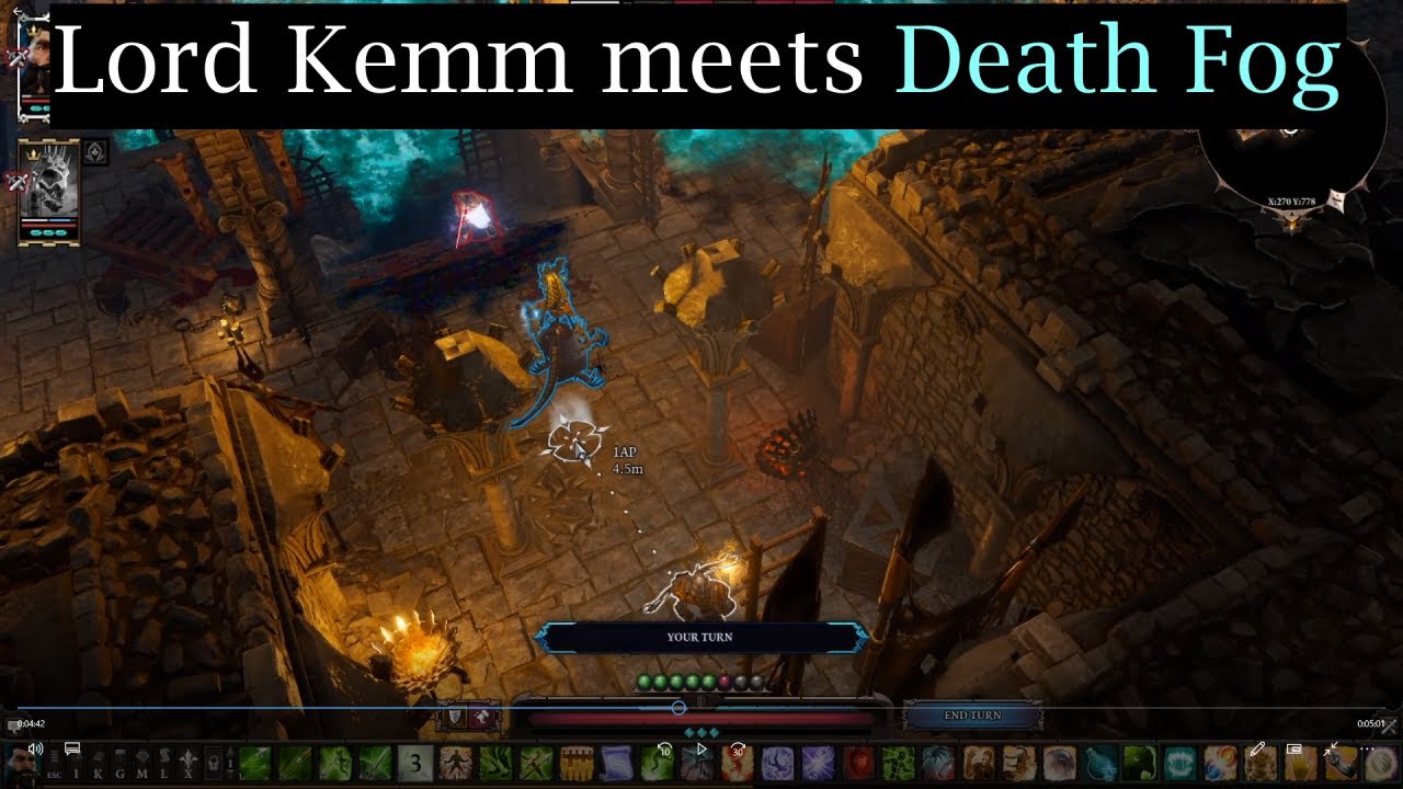 Divinity Original Sin 2 | Lord Kemm Basement Battle | Honor Mode | Co ...