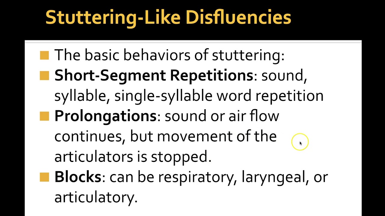 stuttering 101, part 2 - YouTube