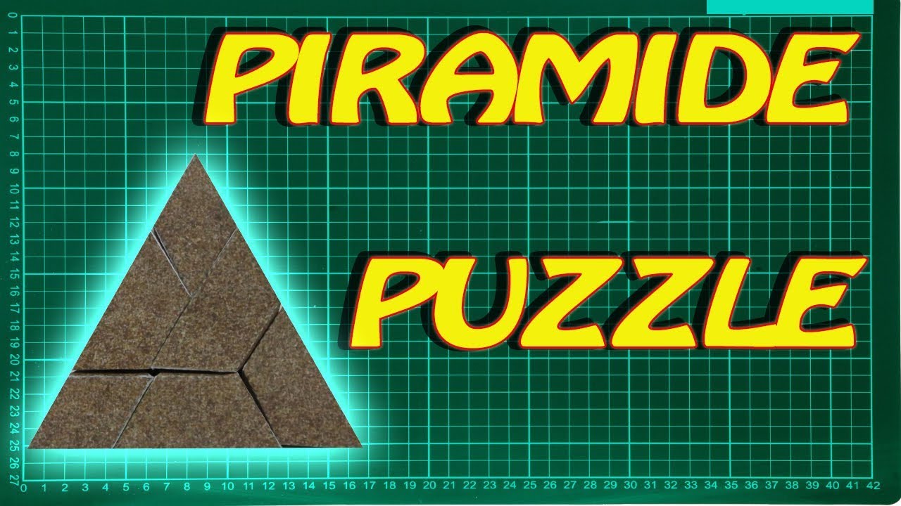 PIRAMIDE PUZZLE PAPERCRAFT - YouTube