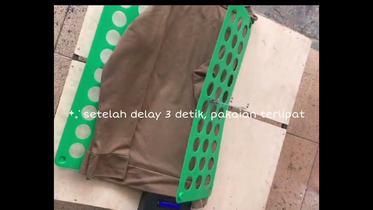 Pelipat pakaian otomatis berbasis mikrokontroler arduino mega2560 - YouTube