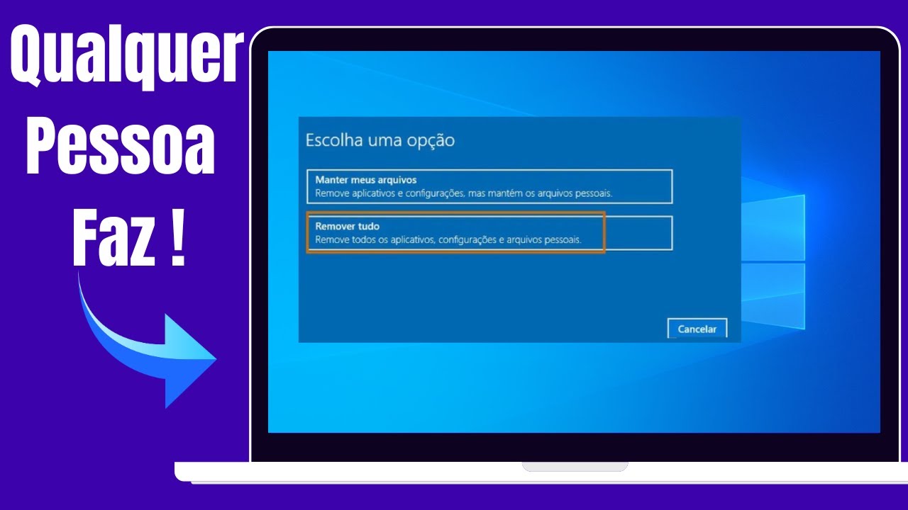 Como FORMATAR computador? A forma mais Fácil e Simples de Instalar o Windows 10 - YouTube