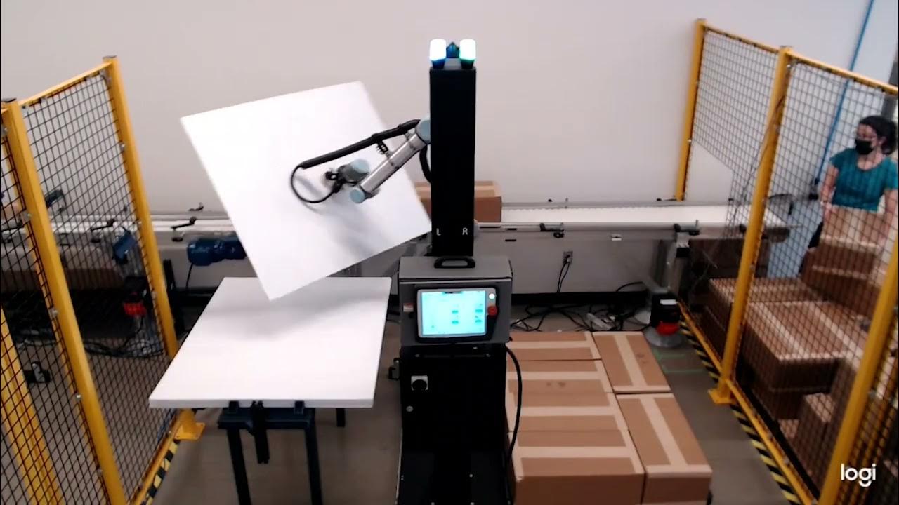 Robotiq Palletizing Solution | Use case | Palletizing with plastic interlayers - YouTube