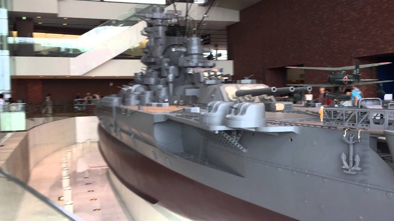呉港・戦艦大和模型 Wu Port-battleship Yamato - YouTube